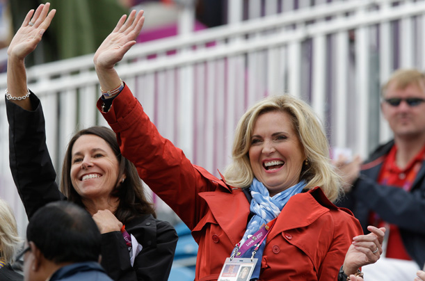 Patriotic Cheer | Campaign Trail Fashion: Ann Romney’s Election Style ...