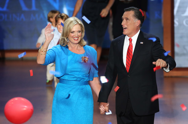 Conservative Cheer | Campaign Trail Fashion: Ann Romney’s Election ...