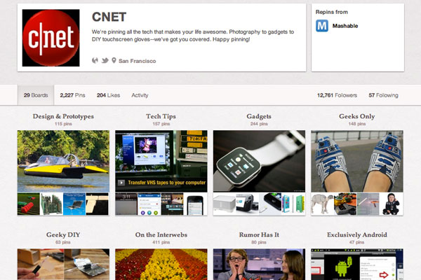 CNET | Top 30 Users to Follow on Pinterest: Style, Art, Lifestyle, Food ...