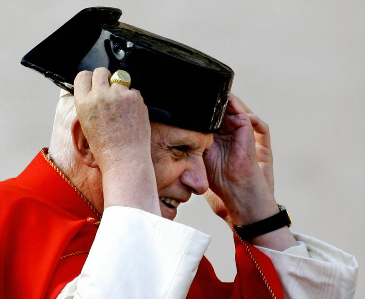 Hanging Up His Hat: Pope Benedict’s History of Fanciful Headwear | TIME.com