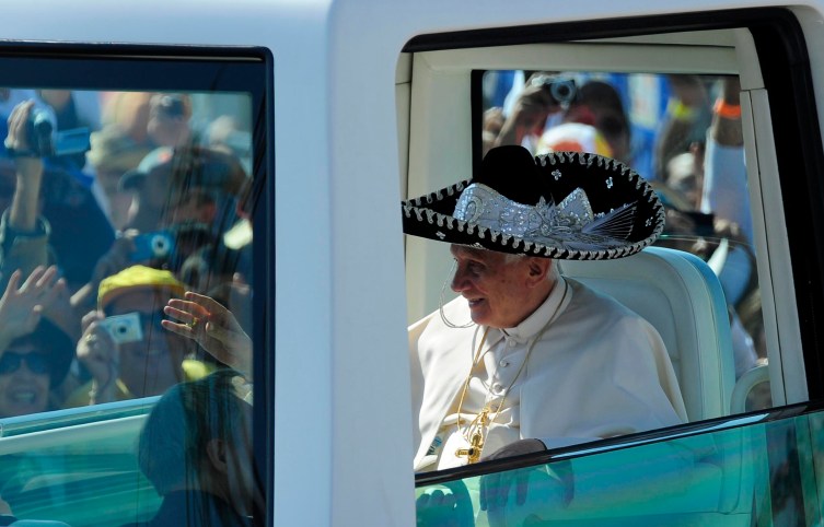 Hanging Up His Hat: Pope Benedict’s History of Fanciful Headwear | TIME.com